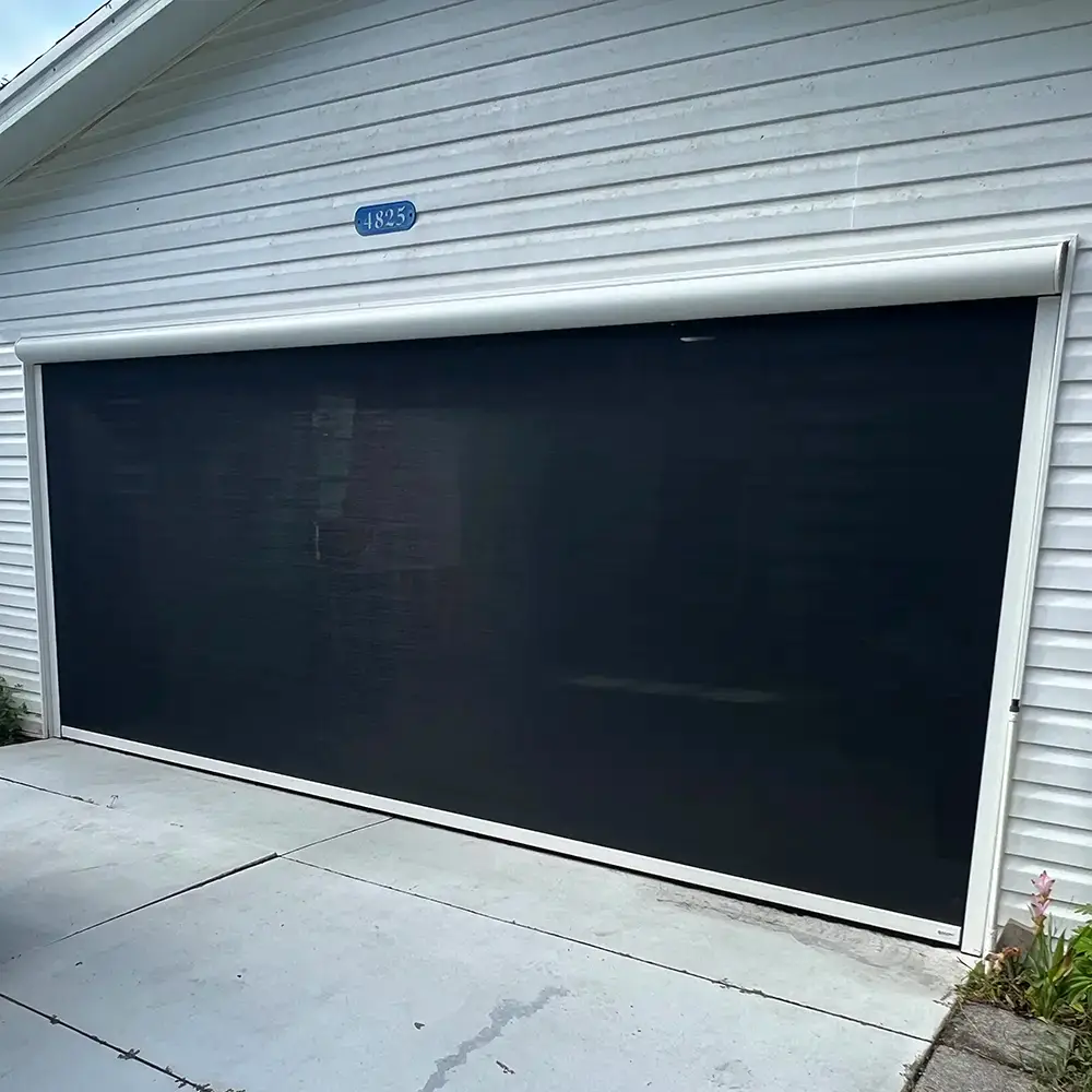 Motorized Garage Screens - Killian's Gutters and Screens