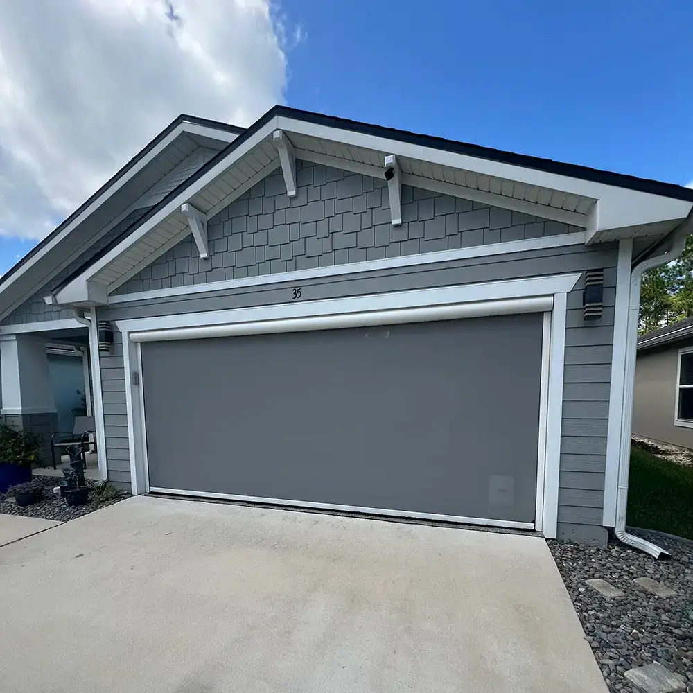 Motorized Garage Screens - Killian's Gutters and Screens